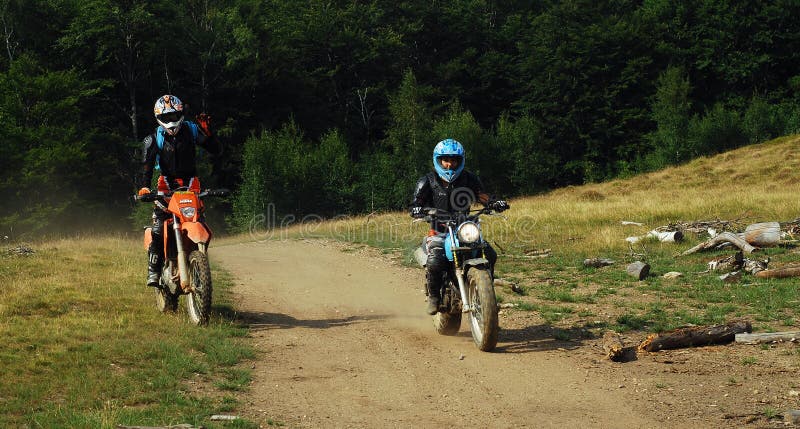 Enduro riders editorial stock image. Image of motorbike - 25734299