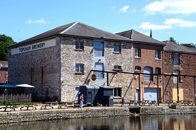 Topsham Brewery, Exeter, UK. Editorial Photo - Image of building ...