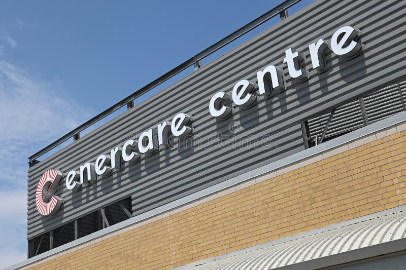Enercare centre sign editorial photo. Image of logo - 330653771