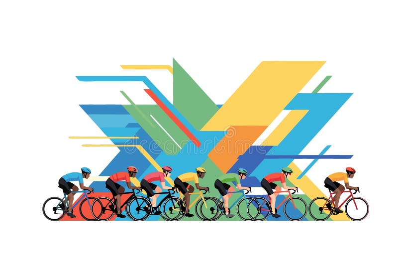 Abstract Colorful Vector Teamwork Background Stock Illustrations ...