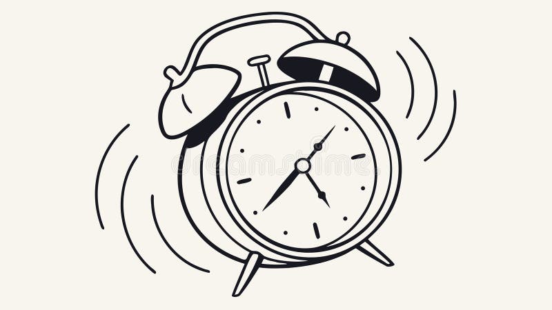 Energetic Alarm Clock, Urgency and Punctuality Icon, Vector Design ...