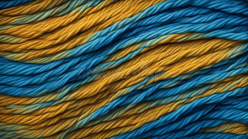 Energetic Blue and Yellow Abstract with Fibrous Texture for Creative ...