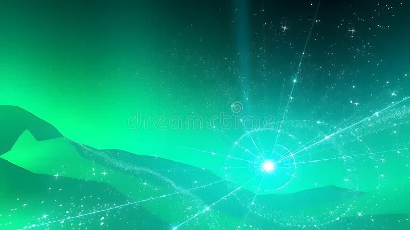 An Energetic Burst of Light and Swirling Particles Emanates from a ...