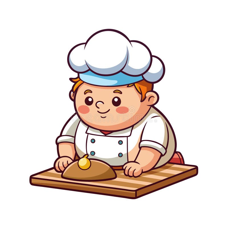 The baker at work stock illustration. Illustration of hand - 66903689