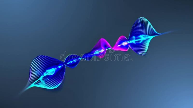 Dynamic 3D Color Soundwave Animation — Abstract Tech Visualization ...