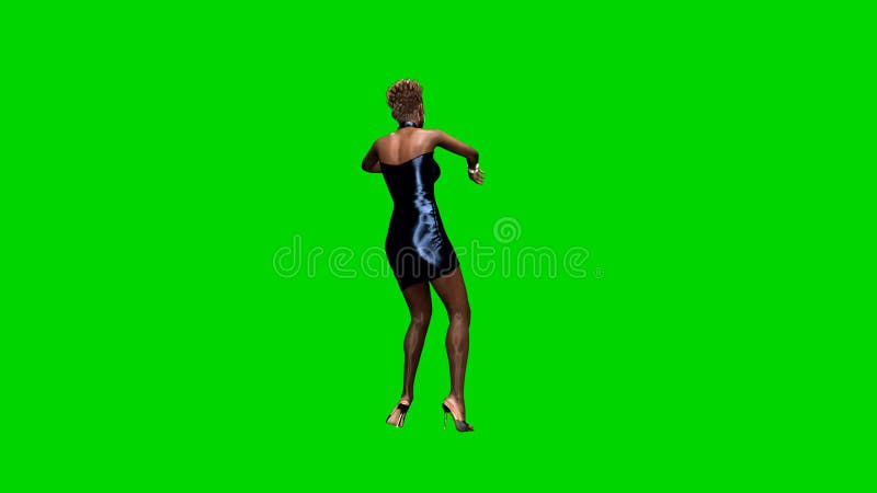 Vj Loop is an Energetic Dance of a Girl. Stock Footage - Video of happy ...
