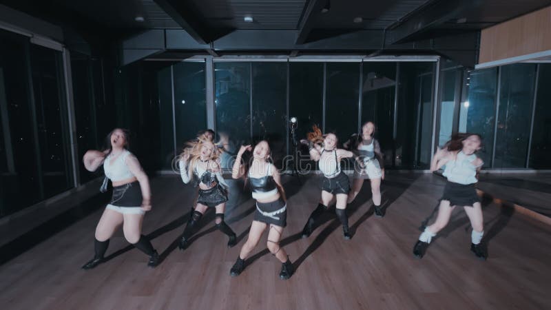 Energetic Dance Performance in Modern Studio Stock Video - Video of ...