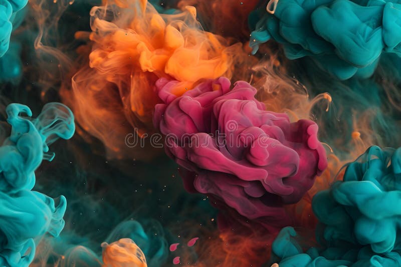 Energetic Design with Abstract Multicolored Background. Intense Colors ...