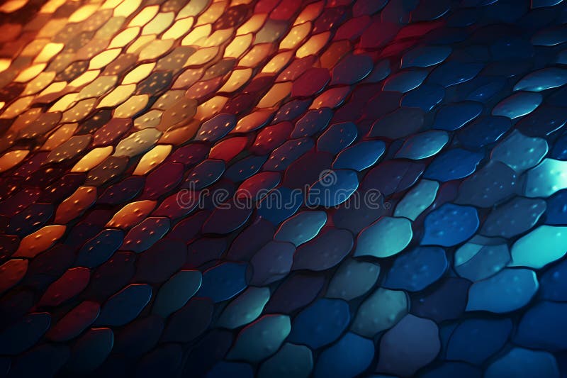 An Energetic Design with Abstract Multicolored Background. Intense ...