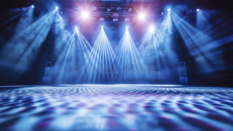 Energetic Environment Powerful Sound Waves and Dynamic Lighting at an ...