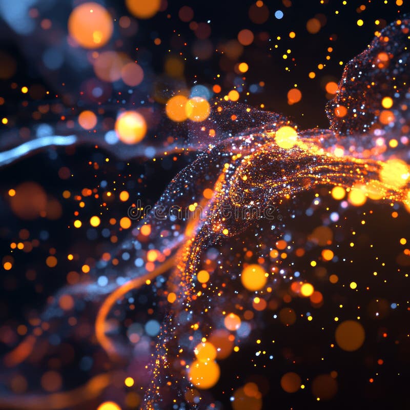 Energetic Flow of Bright Digital Particles in a Realistic Stream of ...