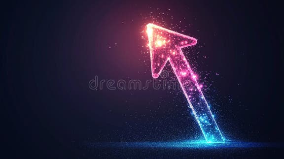 Energetic Future-Oriented Arrow Chart Depicting Digital Transformation ...