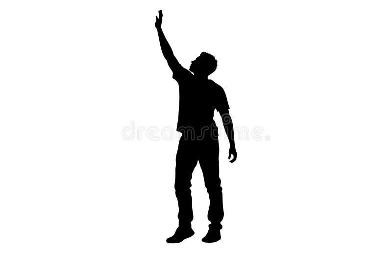 Energetic Man Activity Silhouette, Man Icon, Energetic Man Concept ...