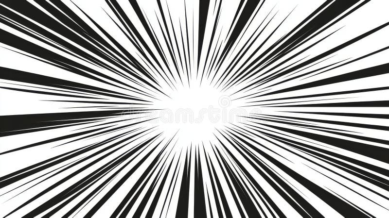 Energetic Manga Motion Effects with Comic-style Speed Lines, Action ...