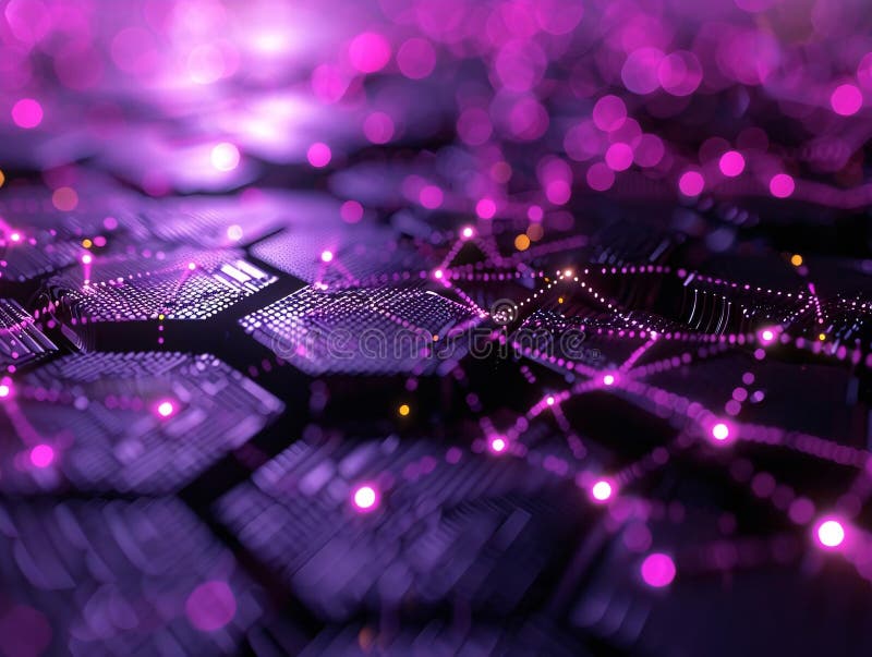 Man Connected To the Matrix. Cyberpunk Theme. Stock Illustration ...