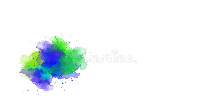 Dynamic Paint Brush Stroke Texture Splash Colorful Designs. Stock Photo ...