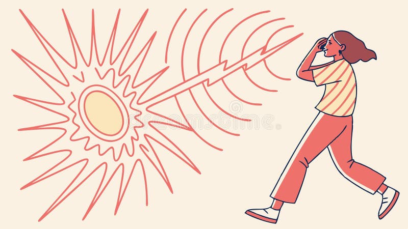 Energetic Person Radiating Creativity and Joy Vector, Vector Design ...