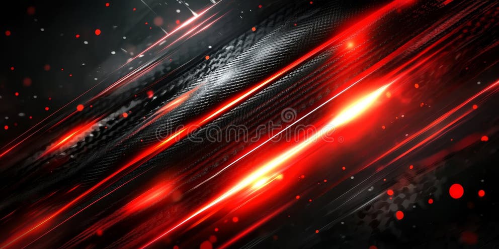 An Energetic Red and Black Abstract Background Featuring Dynamic Lights ...