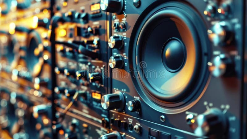 Energetic Sound Wave Effect with Vibrant Motion, Ideal for Audio and ...