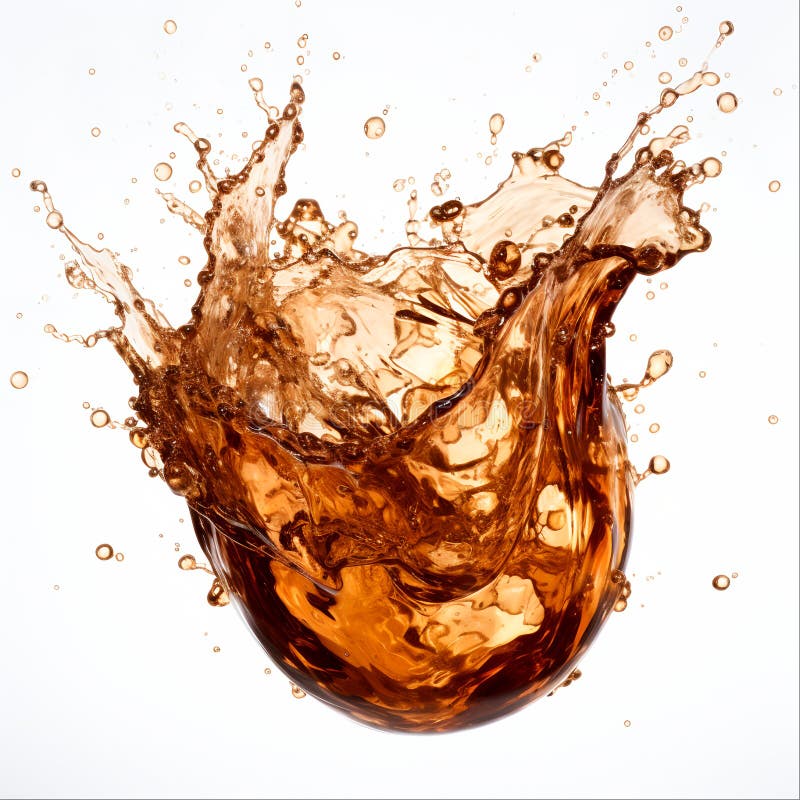 Energetic Splash Effect Abstract Art with Vibrant Colors and Dynamic ...