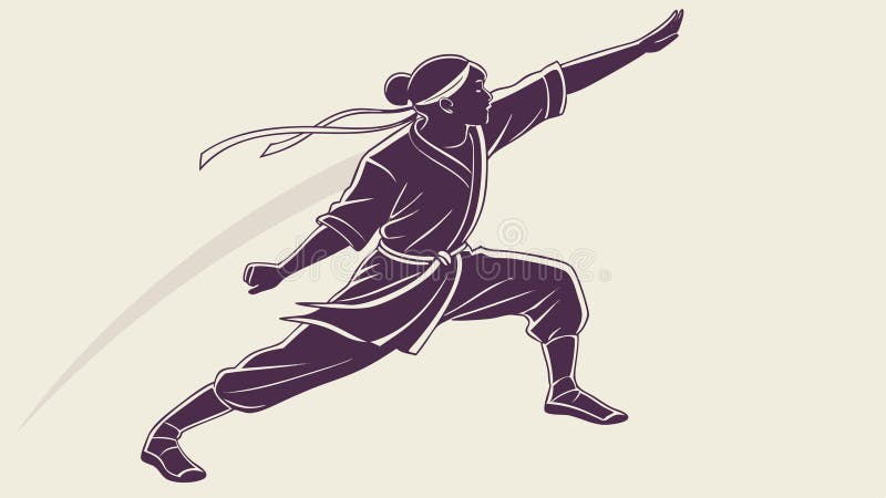 Dynamic Ninja Warrior Action Pose Vector, Martial Arts and Strength ...