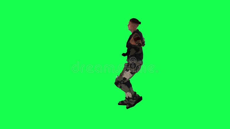 3D Animation of Energetic Man on Green Screen Dancing and Happy in ...