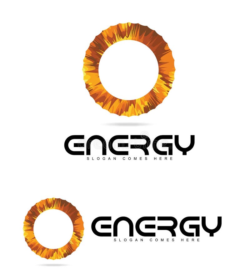 Energia Logo Circle Concept Illustrazione di Stock - Illustrazione di ...