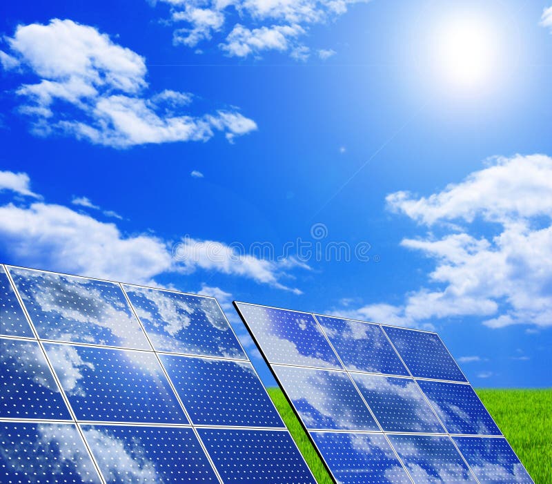 Energia solare fotografia stock. Immagine di apparecchiatura - 18020368