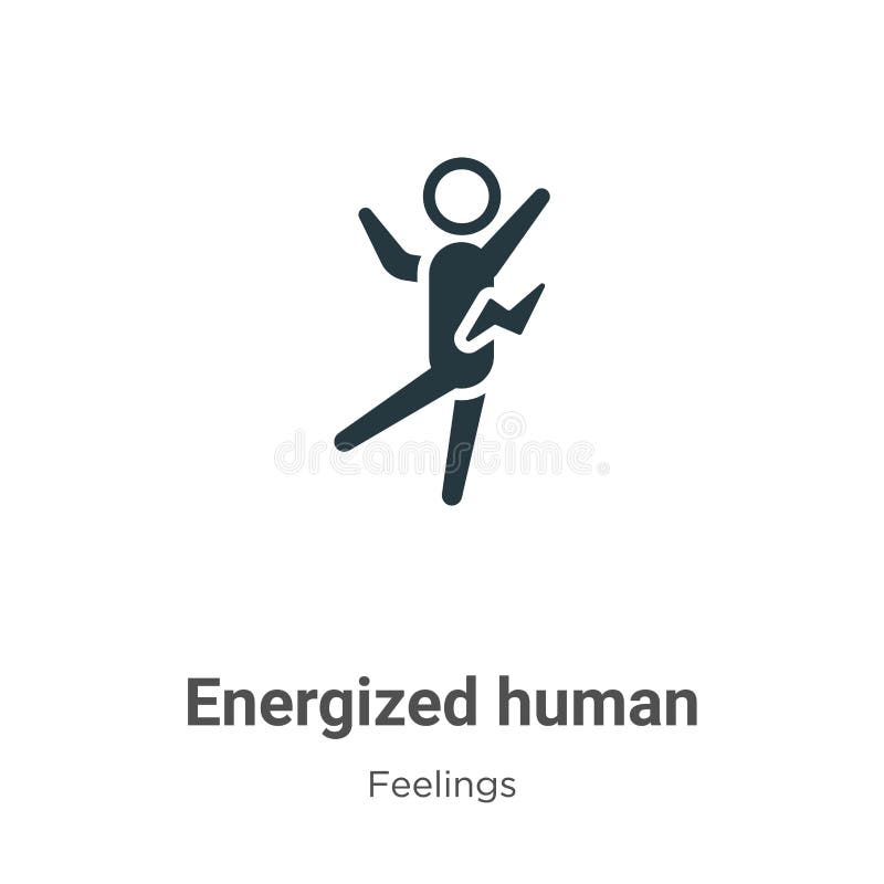 Energized Human Isolated Icon. Simple Element Illustration from ...