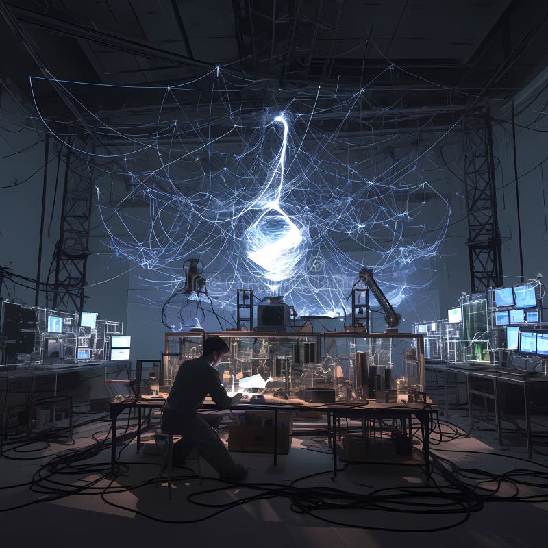 Energizing Experiment Zone stock illustration. Illustration of ...