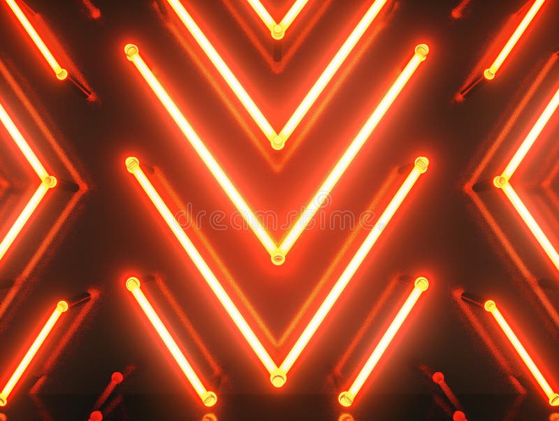 Neon Lights Pattern Abstract Background Stock Photo - Image of ...