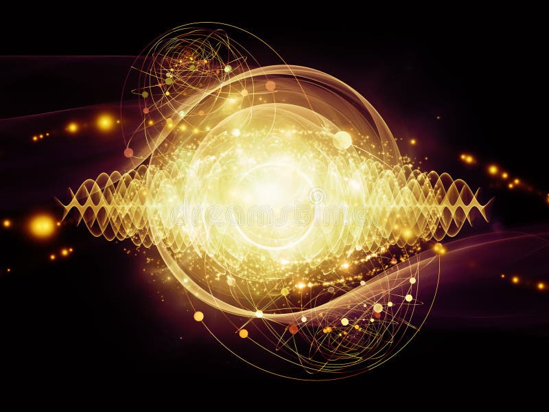 Energy of Atom stock illustration. Illustration of arrangement - 40180175