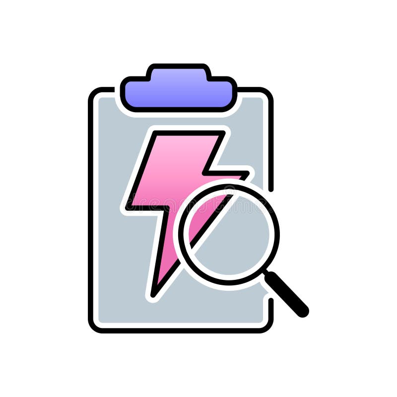 Energy audit icon logo stock vector. Illustration of renewable - 368550777