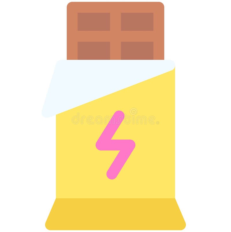 Energy Bar Icon, Marathon Related Vector Stock Vector - Illustration of ...