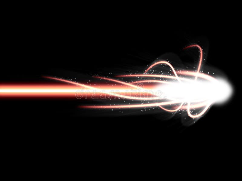 Abstract Red Laser Beam. Laser Security Beam on Transparent Background ...