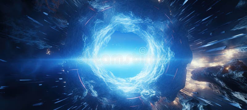 Energy Beam Blast Hole, Circle, Explosion, Space, Galaxy Stock ...