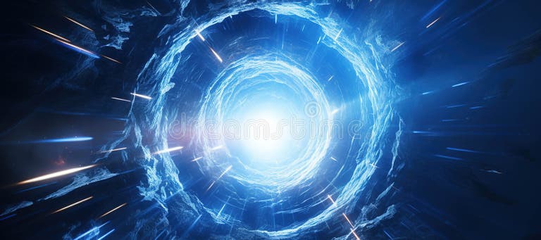 Energy Beam Blast Hole, Circle, Explosion, Space, Galaxy Stock ...