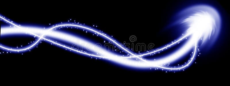 Blue blast stock illustration. Illustration of glow, thunder - 1006669