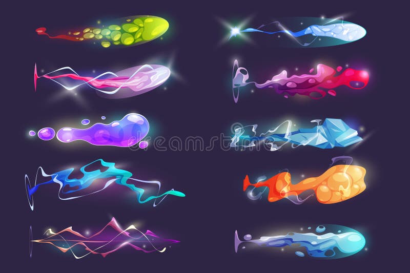 Energy Blast or Laser Shot Gun Effects Stock Vector - Illustration of ...