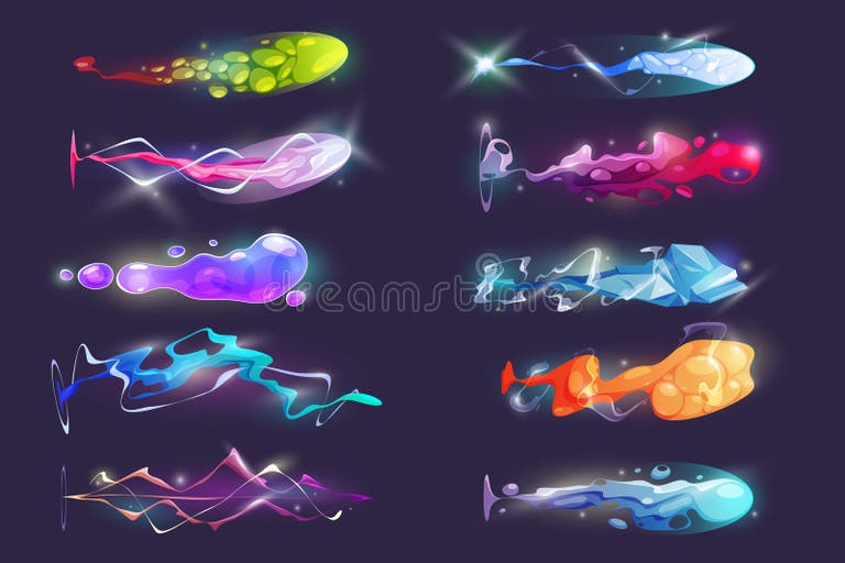 Energy Blast or Laser Shot Gun Effects Stock Vector - Illustration of ...