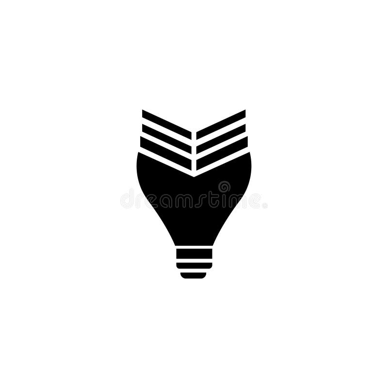 Energy Book Logo Illustration Electric Light Education Design Vector ...