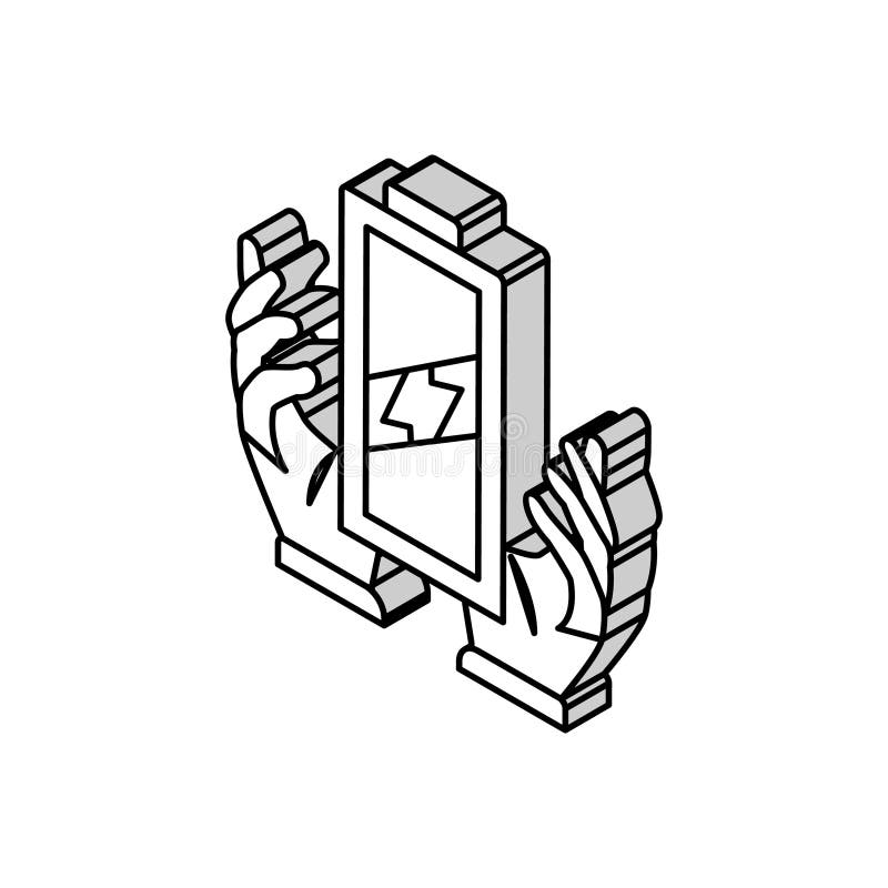 Energy Boost Succes Challenge Isometric Icon Vector Illustration Stock ...