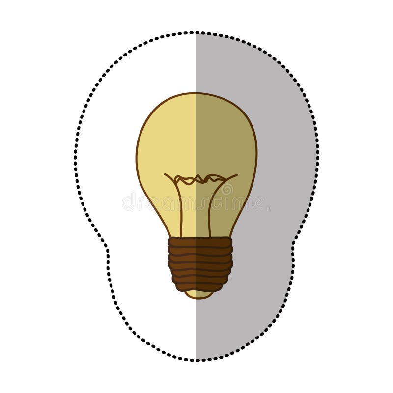 Energy bulb power icon stock illustration. Illustration of brain - 89416651