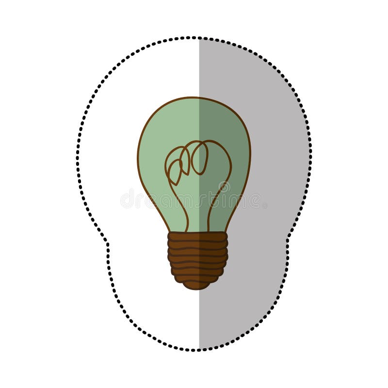Energy bulb power icon stock illustration. Illustration of illuminated ...
