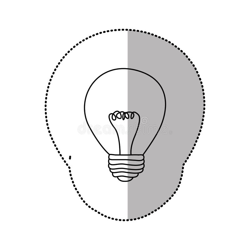 Energy bulb power icon stock illustration. Illustration of electricity ...