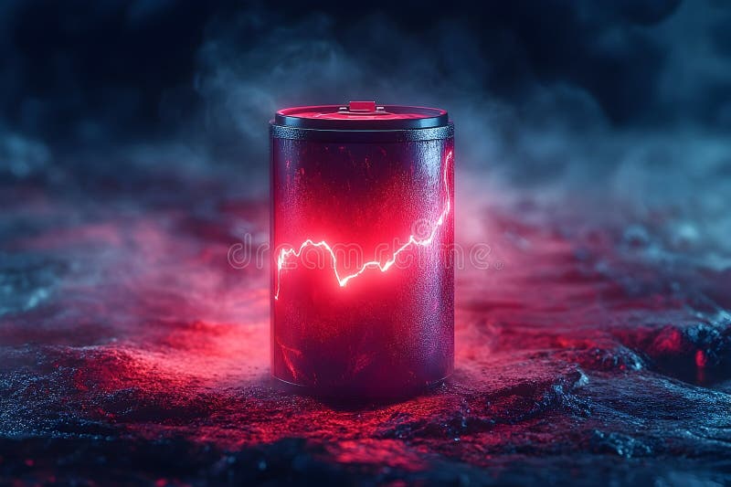 AI Energy Surge stock illustration. Illustration of supply - 376278996