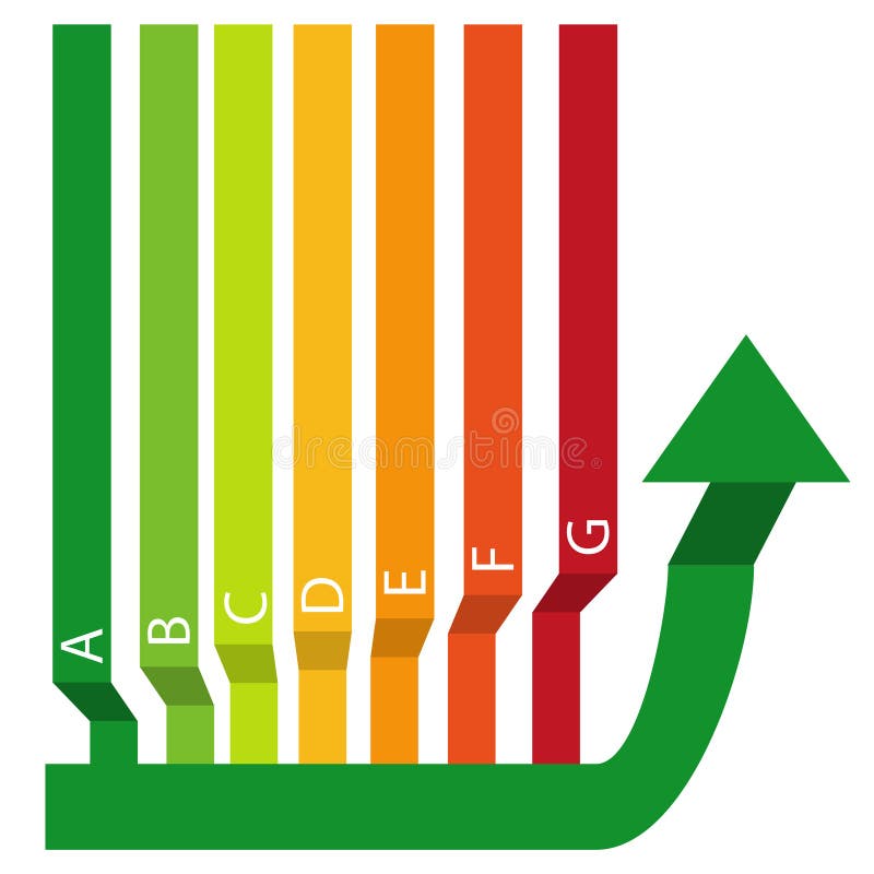 Energy Chart for Concept Design. 3d Vector Illustration. Chart Concept ...