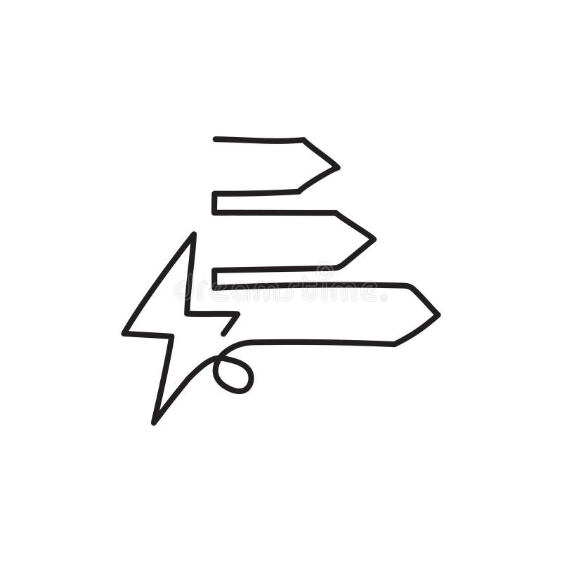 Energy Class Icon One Line. Simple One Line Vector Icon Stock ...