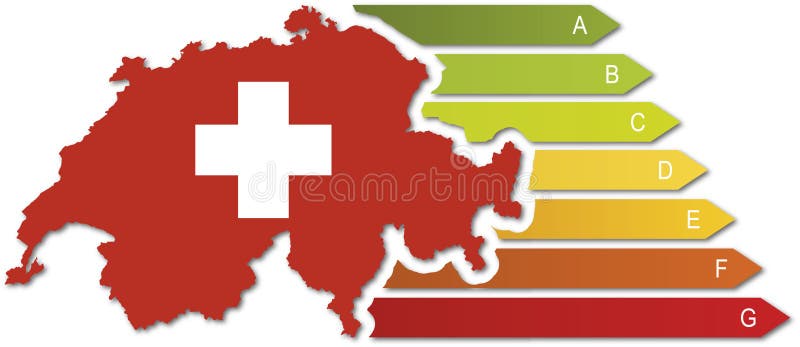 Energy class swiss stock illustration. Illustration of ecology - 98166369