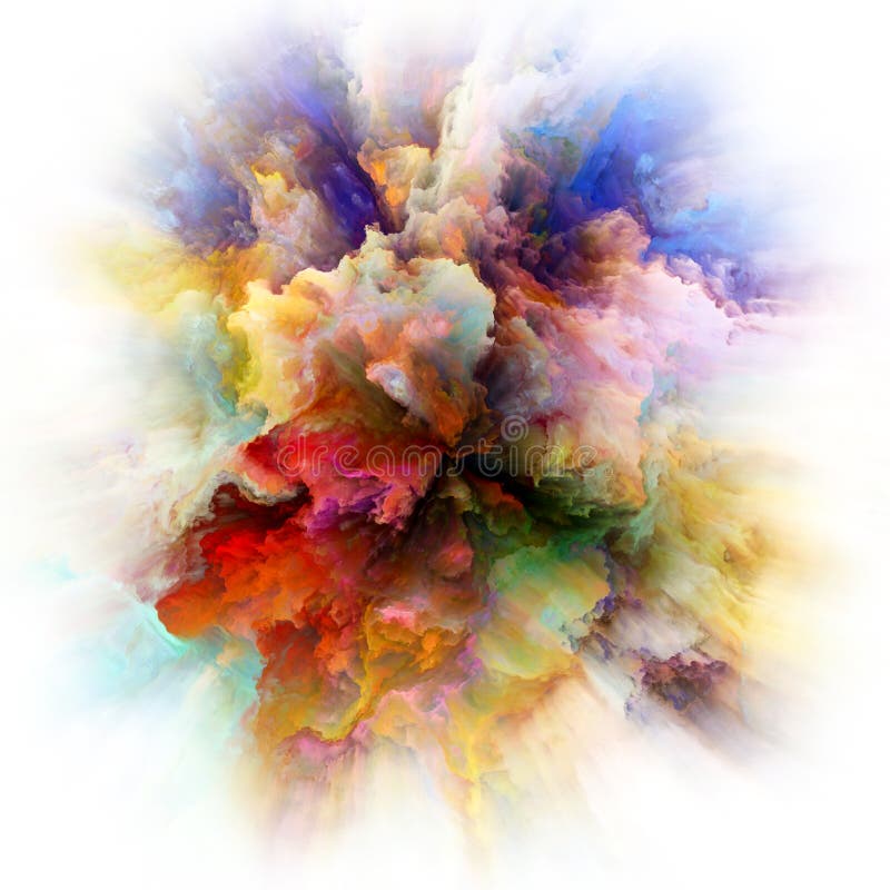 Energy of Color Division stock illustration. Illustration of element ...